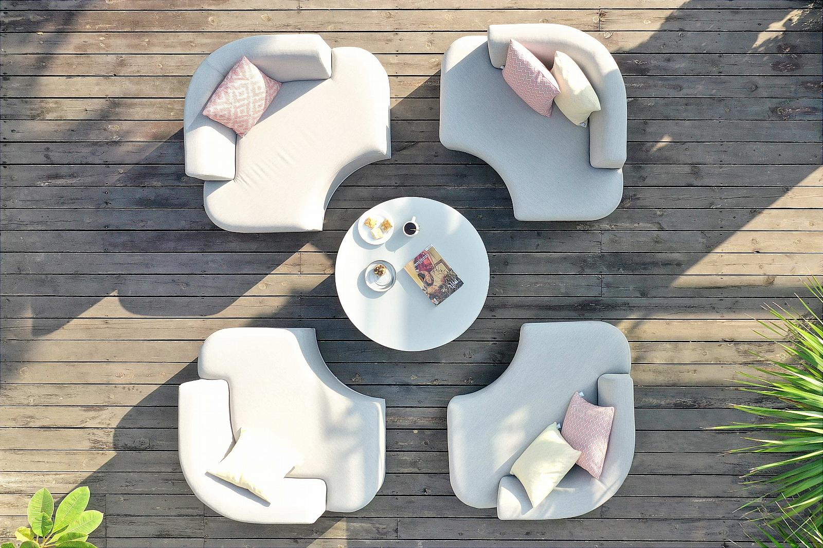 Maze Rattan Snug Lounge Suite